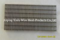 China Flat Wedge Wire Panel 316 Stainless Steel Iron Ore Grating 300-3000mm Width for sale