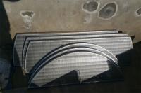 China Flat Wedge Wire Screen Panel SS304 SS316 300-3000mm Width for Sugar Beet Tower for sale