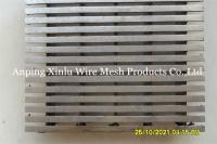 China Stainless Steel Wedge Wire Screen Flat Panel 304 316L Custom Slot Size for Water Filtration for sale