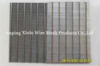 China Stainless Steel Wedge Wire Screen Flat Panel 304 316L Custom Slot Size for Water Filtration for sale