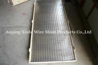 China 304 Stainless Steel V Shaped Wedge Wire Screen Flat Panel 1.5mm Slot for Water Treatment for sale
