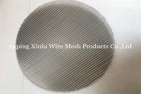 China 304 Stainless Steel V Shaped Wedge Wire Screen Flat Panel 1.5mm Slot for Water Treatment for sale