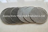 China Smooth Wedge Wire Screen Panel 316L 0.4mm Slot V Wire Welded Screen Plate for Filtration for sale