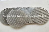 China Smooth Wedge Wire Screen Panel 316L 0.4mm Slot V Wire Welded Screen Plate for Filtration for sale