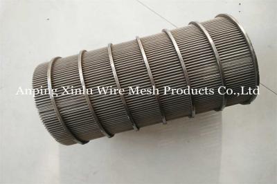 China SS 316L Wedge Wire Sieve Filters / Rotating Drum Screen For Separator for sale