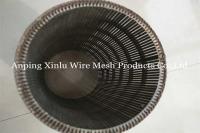 China Stainless Steel Wedge Wire Pressure Screen Basket Cylinder 316L 0.21mm Slot for Paper Pulp for sale