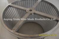 China SS 316L Wedge Wire Rotary Drum Screen 0.2-1mm Slot for Manure Separator for sale