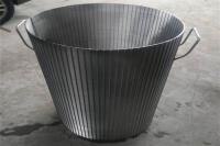 China 520mm OD Wedge Wire Screen Mesh SS304 SS321 Stainless Steel Cylinder for Water Treatment for sale