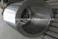 China SS 304 Rotating Drum Screen Wedge Wire Sieve Filter OD 620mm 2mm Slot for sale