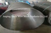 China SS 304 Rotating Drum Screen Wedge Wire Sieve Filter OD 620mm 2mm Slot for sale