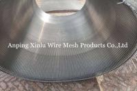 China SS 304 Rotating Drum Screen Wedge Wire Sieve Filter OD 620mm 2mm Slot for sale