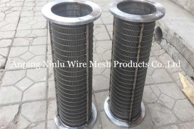 China Wedge Wire 304L Stainless Steel Self Cleaning V Shaped Filter OD 620mm Rotary Drum Screen for sale