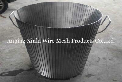 China Reverse Rolled Rotary Drum Fine Screen Cylindrical FITO Wire Wedge Screen for sale