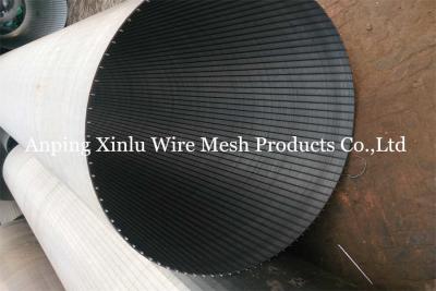 China Stainless Steel Wedge Wire Rotary Drum Screen OD 30-1500mm Slot 20-3000 Micron for sale