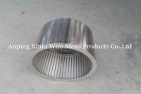 China SS 321 304 Rotary Screen Drum OD 620mm Wedge Wire Cylinder 0.6m Long for sale