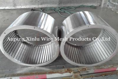 China SS 321 304 Rotary Screen Drum OD 620mm Wedge Wire Cylinder 0.6m Long for sale