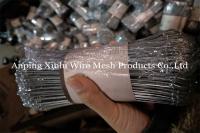 China Galvanized Double Loop Wire Ties 0.7mm-2.0mm Diameter 4-24 Inch Length Twin Loop Binding Wire for sale