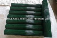 China PVC Coated Double Loop Tie Wire 16 Gauge 2mm Red 3-12inch Length for Binding for sale