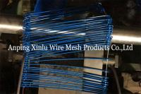 China PVC Coated Blue Double Loop Tie Wire Q195 BWG16 160mm Length for Rebar Binding for sale