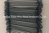 China PVC Coated Double Loop Bale Tie Wire 1.4mm x 100mm Q235 Black Annealed Rebar Binding Wire for sale