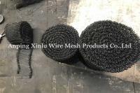 China PVC Coated Double Loop Bale Tie Wire 1.4mm x 100mm Q235 Black Annealed Rebar Binding Wire for sale