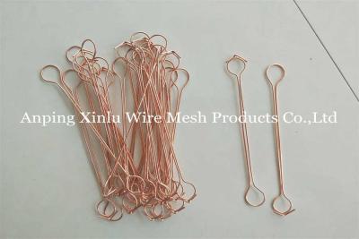 China Copper Coated Double Loop Bar Tie Wire 3-12 Inch 350-550 Mpa Anti Rust Galvanized Rebar Tie for sale