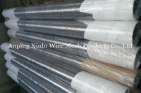 China Anti Corrosion Wedge Wire Screen Filter Element SS304 SS316 20um Slot 6000mm Length for sale