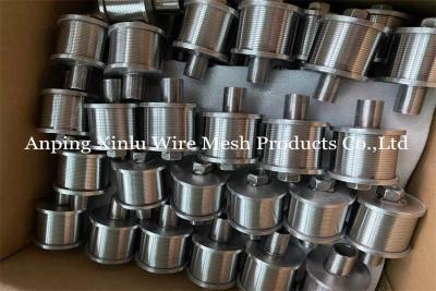 China 53mm Stainless Steel Wedge Wire Filter Screen 304 321 Water Gas Strainer Nozzle 0.2mm Slot for sale