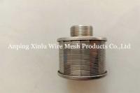 China 53mm Stainless Steel Wedge Wire Filter Screen 304 321 Water Gas Strainer Nozzle 0.2mm Slot for sale