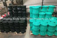 China PVC Coated Double Loop Tie Wire Galvanised 1.2mm x 16cm Binding Bar Tie Wire for Bag Closures for sale