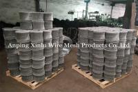 China PVC Coated Double Loop Tie Wire Galvanised 1.2mm x 16cm Binding Bar Tie Wire for Bag Closures for sale
