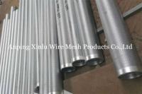 China Wedge Wire V Wire Screen Pipe Galvanized Zinc Plated 0.05-50mm Slot 25-1000mm Diameter for sale