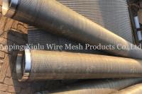 China Wedge Wire V Wire Screen Pipe Galvanized Zinc Plated 0.05-50mm Slot 25-1000mm Diameter for sale