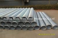 China Johnson Vee Wire Welded Galvanized Well Strainer 0.05-50mm Slot 88.9-1000mm OD for sale
