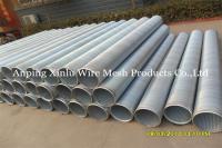 China Johnson Vee Wire Welded Galvanized Well Strainer 0.05-50mm Slot 88.9-1000mm OD for sale