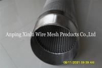 China Johnson Water Well Screen 6 5/8 Inch AISI 304L Stainless Steel Wrapped Wire 0.63mm Slot 5.8m Length for sale