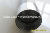China Johnson Water Well Screen 6 5/8 Inch AISI 304L Stainless Steel Wrapped Wire 0.63mm Slot 5.8m Length for sale