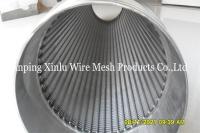 China Johnson Water Well Screen 6 5/8 Inch AISI 304L Stainless Steel Wrapped Wire 0.63mm Slot 5.8m Length for sale