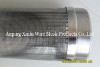 China SS316L Wedge Wire Strainer Pipe 6 Inch 152.40mm ID Continuous Slot Screen Tube for sale