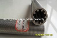 China 25mm Pure Round Johnson Stainless Steel Screen Tube 0.03mm-15mm Slot for Foundry Process for sale