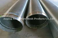 China OD300mm Stainless Steel 304 Johnson Water Well Filter Screen Tube 0.1-15mm Slot for sale