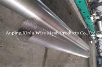 China 14 Inch V Wire Wrap Water Well Sand Screen Tube for Heat Pump 0.75mm Slot for sale