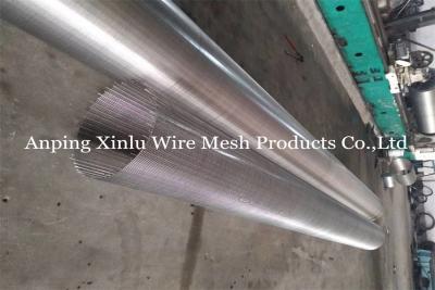 China 14 Inch V Wire Wrap Water Well Sand Screen Tube for Heat Pump 0.75mm Slot for sale