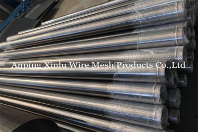 China 8 inch Johnson V Wire Continuous Slot Water Filter Pipe Oil Well Screen Tube 0.04mm Slot 304 Stainless Steel for sale