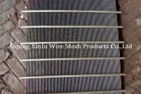 China Industrial Filter 304 Stainless Steel Wedge Wire Screen Panel Support Grating for sale