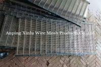 China 304 Stainless Steel Wedge Wire Screen Panel 0.3mm Slot Industrial Filter Support Grating for sale