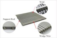 China SS Aisi 304 1mm Slot Flat Wedge Wire Screen Panel Johnson Grating Filter Plate for Solid Liquid Separation for sale