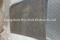 China Stainless Steel Slotted Vee Wedge Wire Screen Panel 20 Micron Slot Electric Resistance Welding for sale