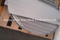China Stainless Steel Slotted Vee Wedge Wire Screen Panel 20 Micron Slot Electric Resistance Welding for sale