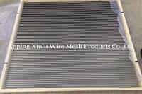 China Stainless Steel Slotted Vee Wedge Wire Screen Panel Electric Resistance Welding for sale